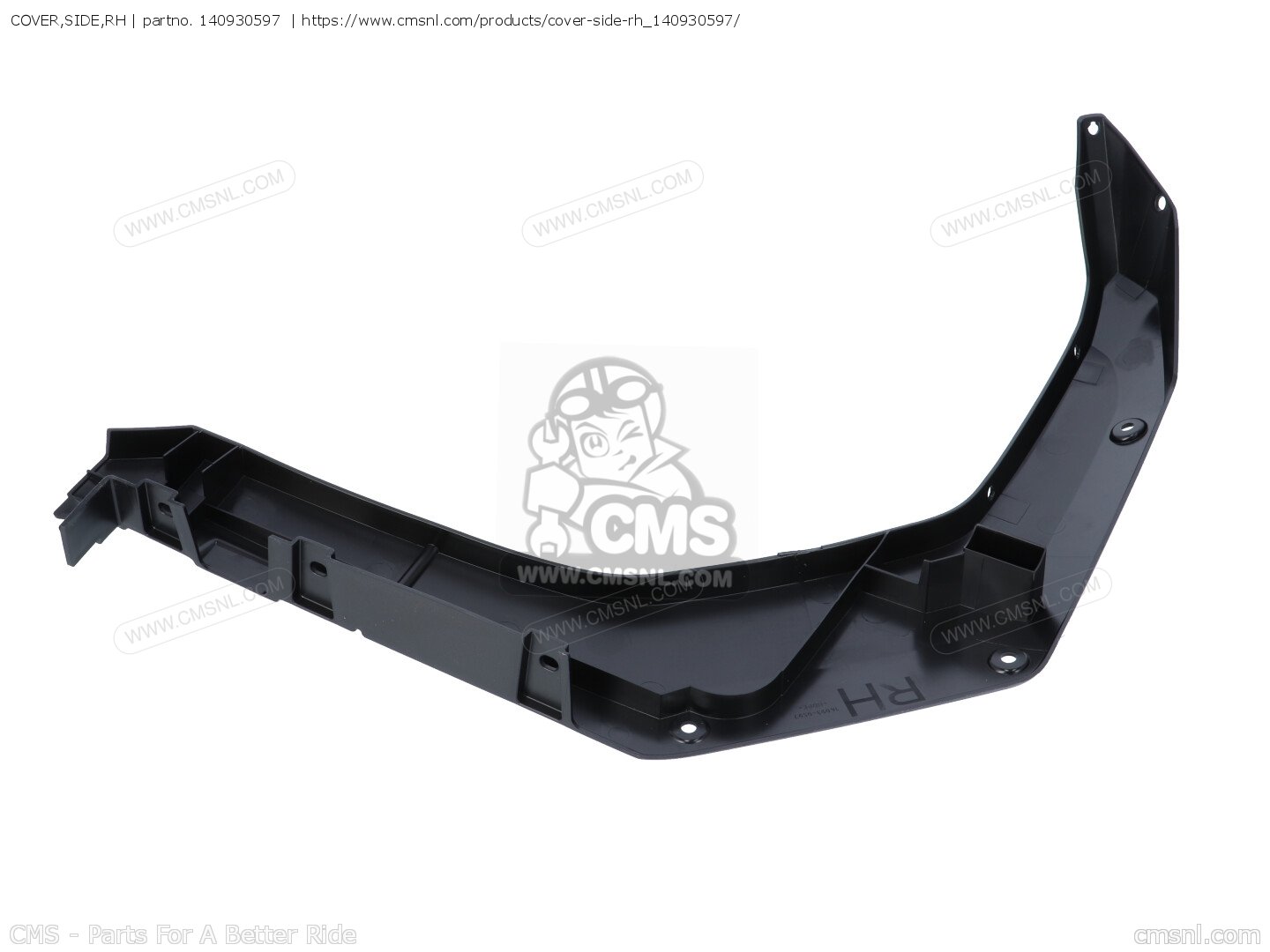 140930597: Cover,side,rh Kawasaki - buy the 14093-0597 at CMSNL