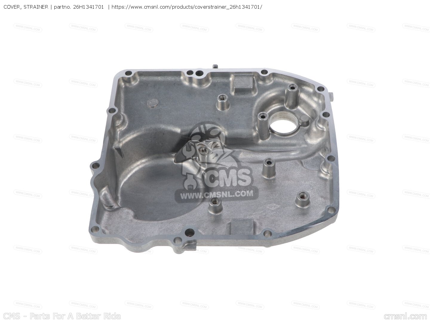 26H1341701: Cover, Strainer Yamaha - buy the 26H-13417-01-00 at CMSNL