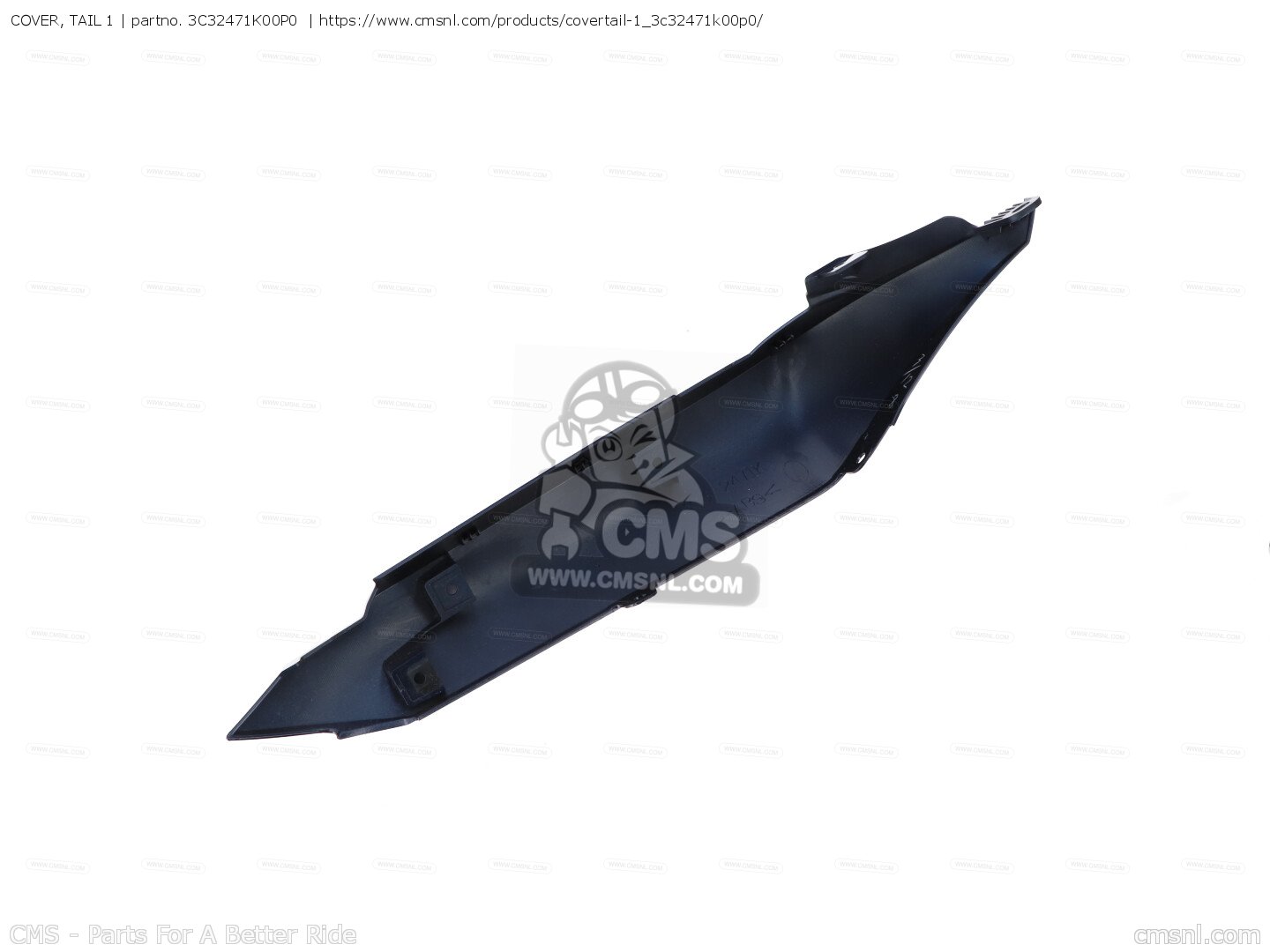 COVER, TAIL 1 for FZ1-S 2012 1CAK EUROPE 1L1CA-300E1 - order at CMSNL