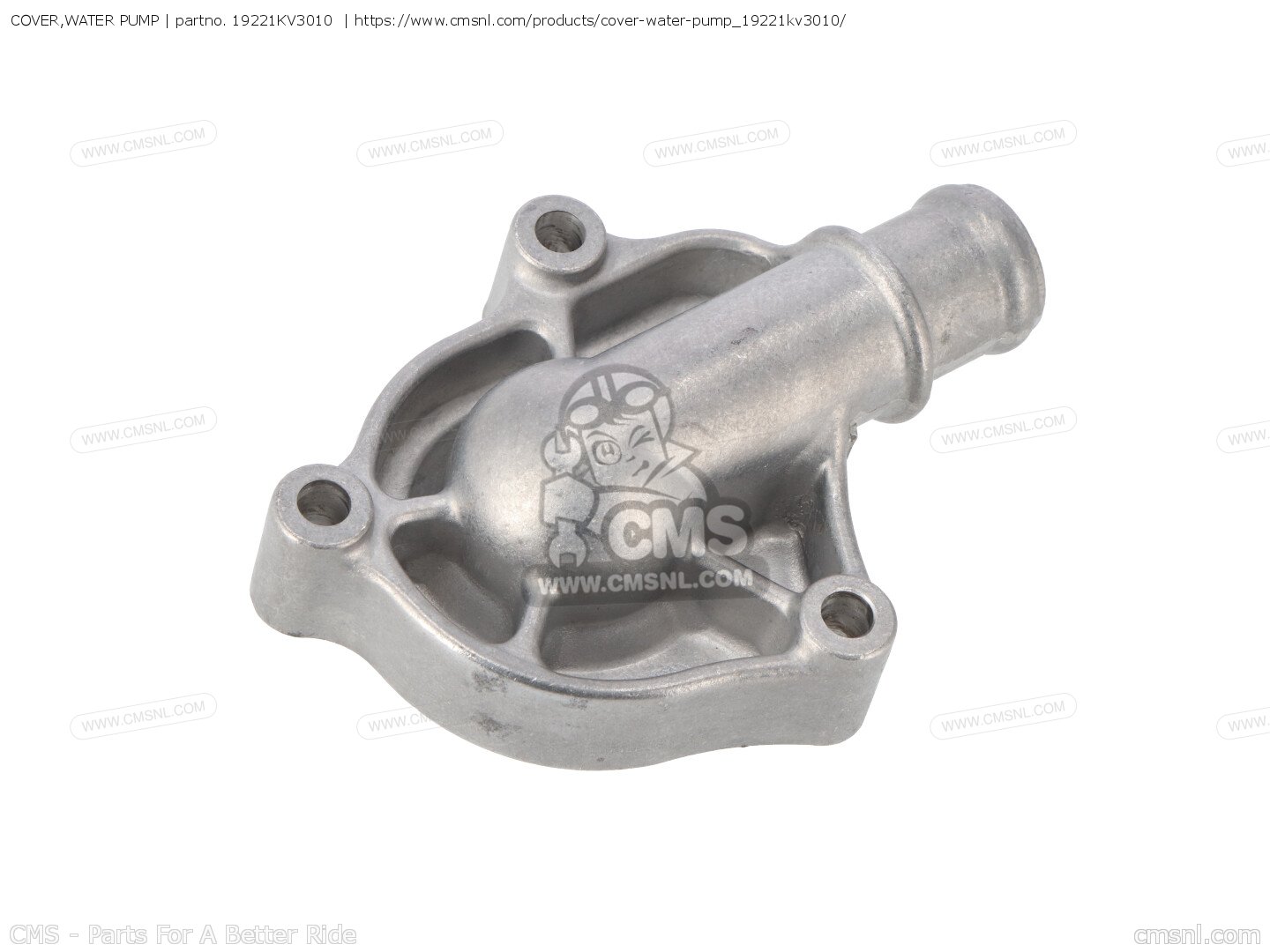 19221KV3010: COVER,WATER PUMP Honda - buy the 19221-KV3-010 at CMSNL