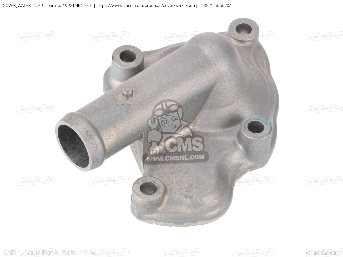 19221MBN670: COVER,WATER PUMP Honda - buy the 19221-MBN-670 at CMSNL