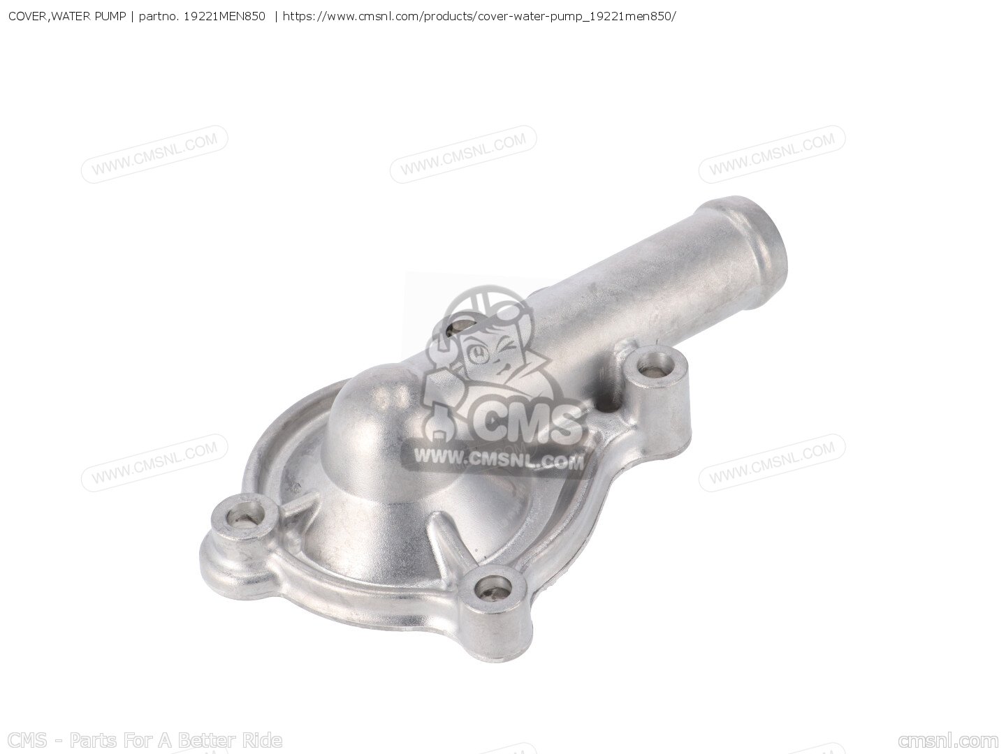 19221MEN850: Cover,water Pump Honda - buy the 19221-MEN-850 at CMSNL