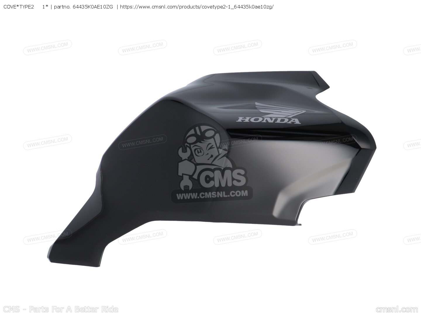 64435K0AE10ZG: Cove*type2 1* Honda - buy the 64435-K0A-E10ZG at CMSNL