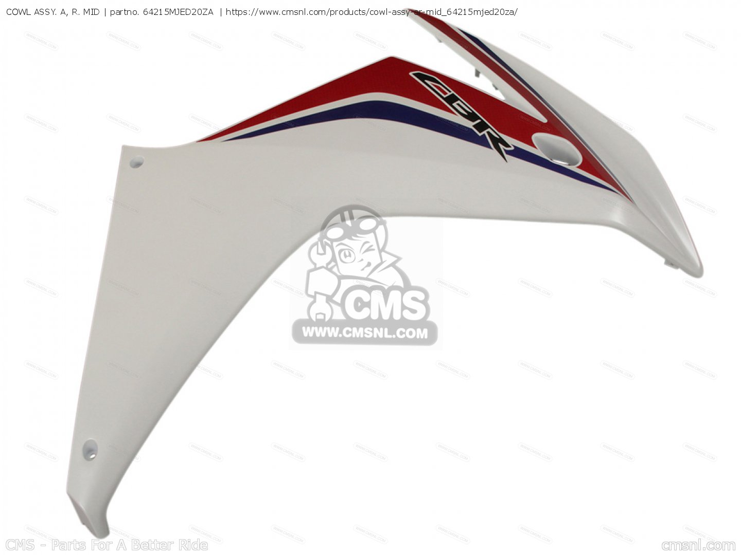 64215MJED20ZA: Cowl Assy,*type1* Honda - buy the 64215-MJE-D20ZA at CMSNL