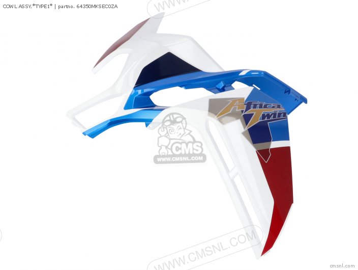 64350MKSEC0ZA: Cowl Assy,*type1* Honda - buy the 64350-MKS-EC0ZA at CMSNL