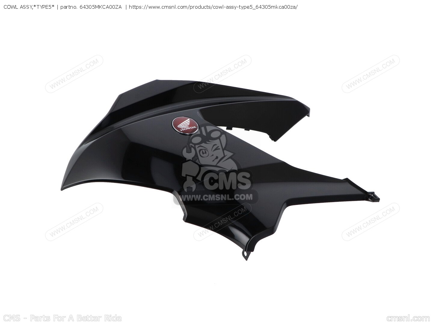64305MKCA00ZA: Cowl Assy,*type5* Honda - buy the 64305-MKC-A00ZA at CMSNL