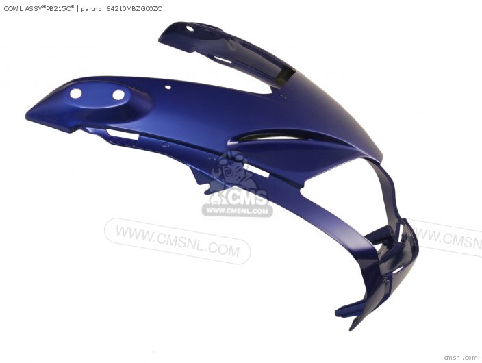 64210MBZG00ZC: COWL ASSY*PB215C* Honda - buy the 64210-MBZ-G00ZC at CMSNL