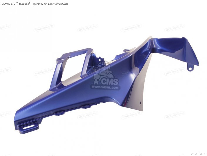 64136MGVD00ZB: COWL B,L *PB296M* Honda - buy the 64136-MGV-D00ZB at CMSNL
