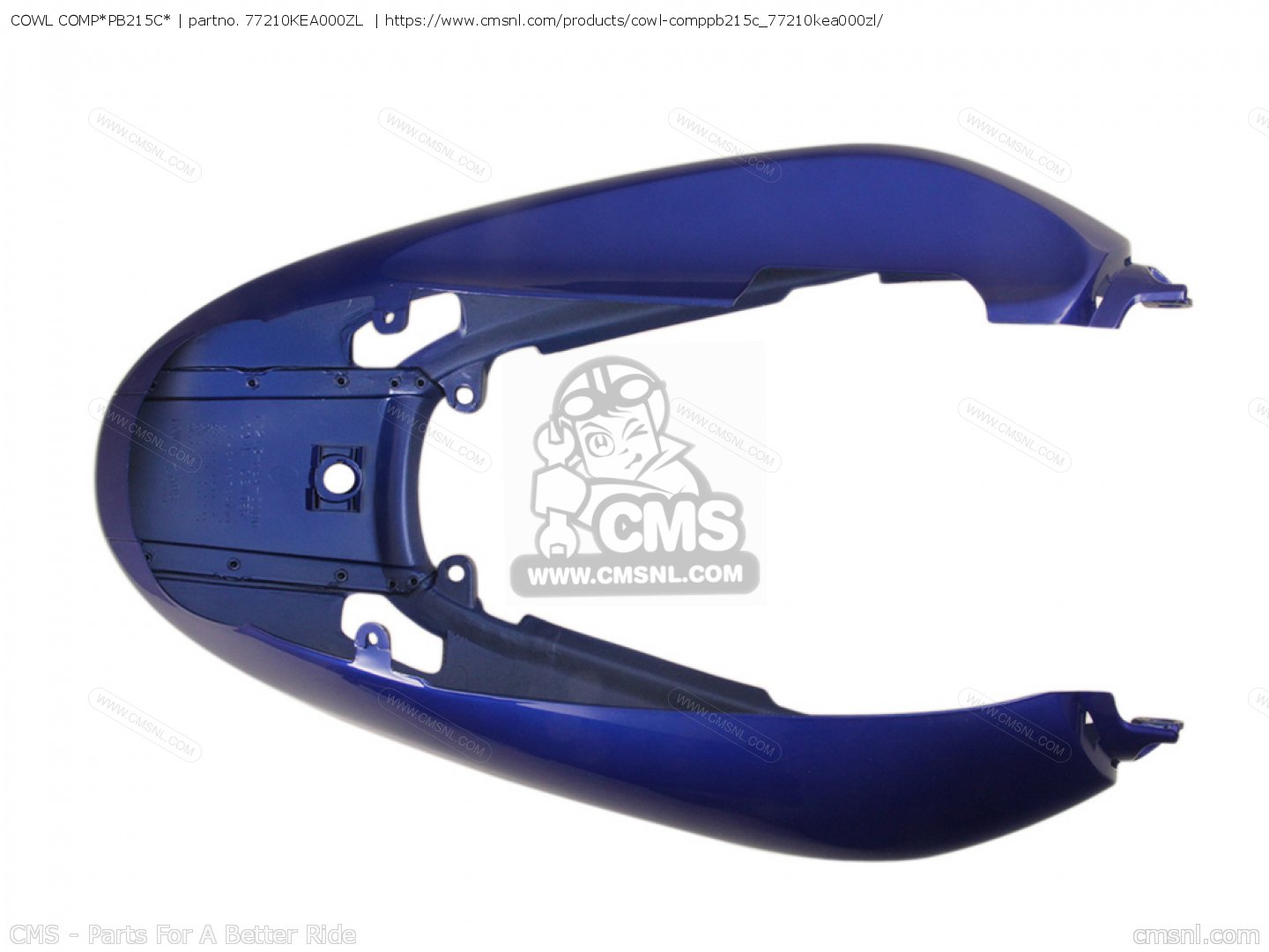 77210KEA000ZL: COWL COMP*PB215C* Honda - buy the 77210-KEA-000ZL at CMSNL