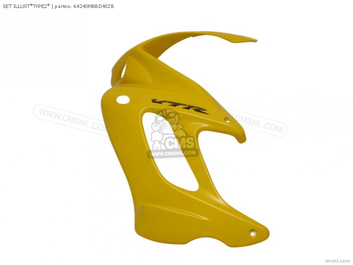 64240MBBD40ZB: COWL SET, L. FR. (WL Honda - buy the 64240-MBB-D40ZB at ...