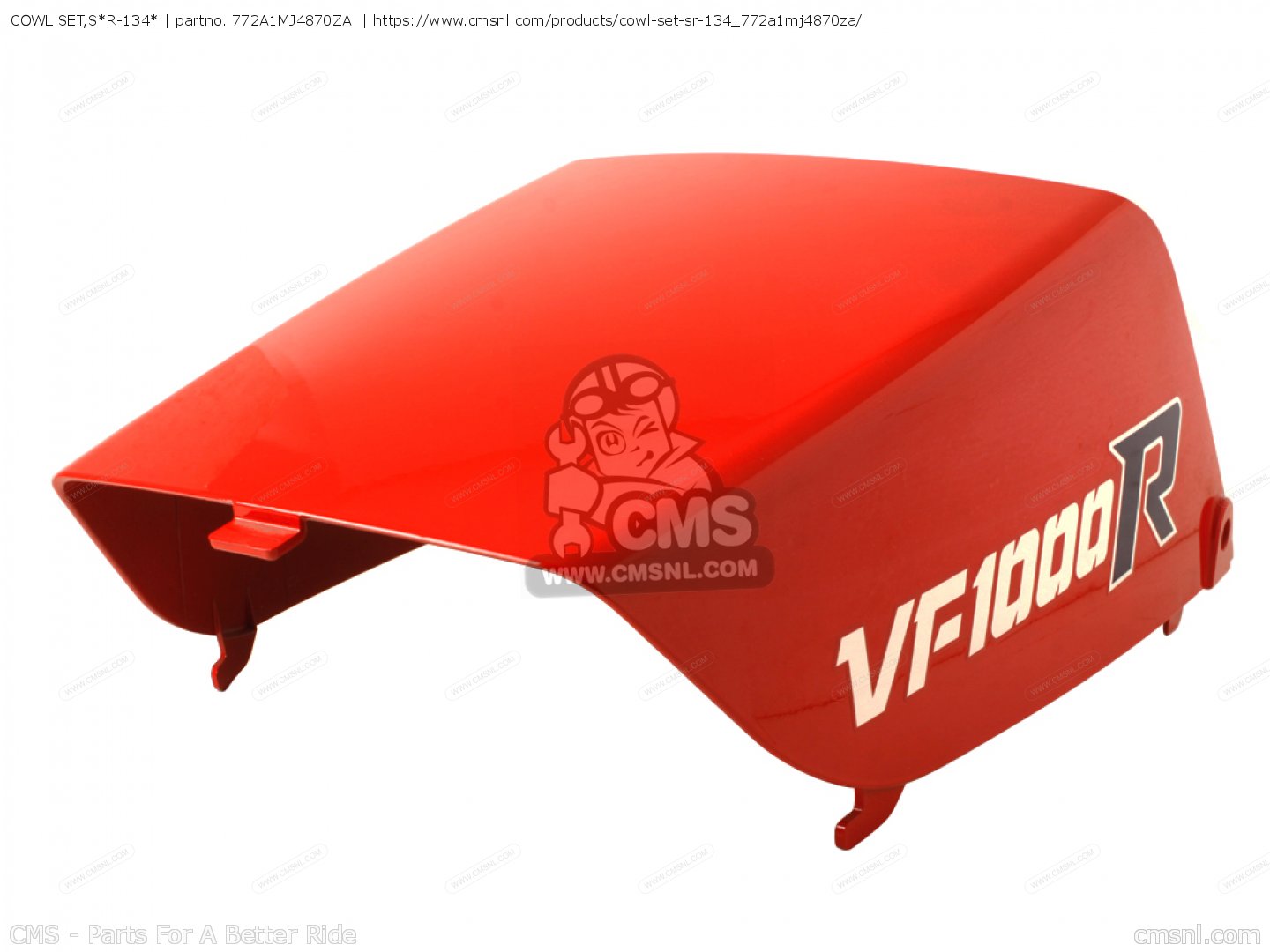 COWL SET,S*R-134* for VF1000R 1986 (G) USA CALIFORNIA - order at CMSNL