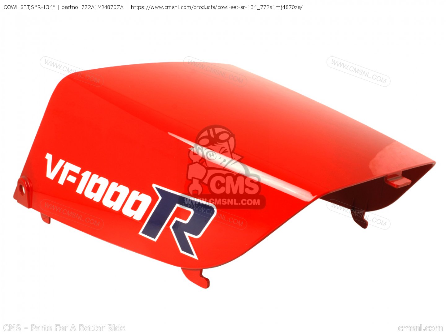 COWL SET,S*R-134* for VF1000R 1986 (G) USA CALIFORNIA - order at CMSNL