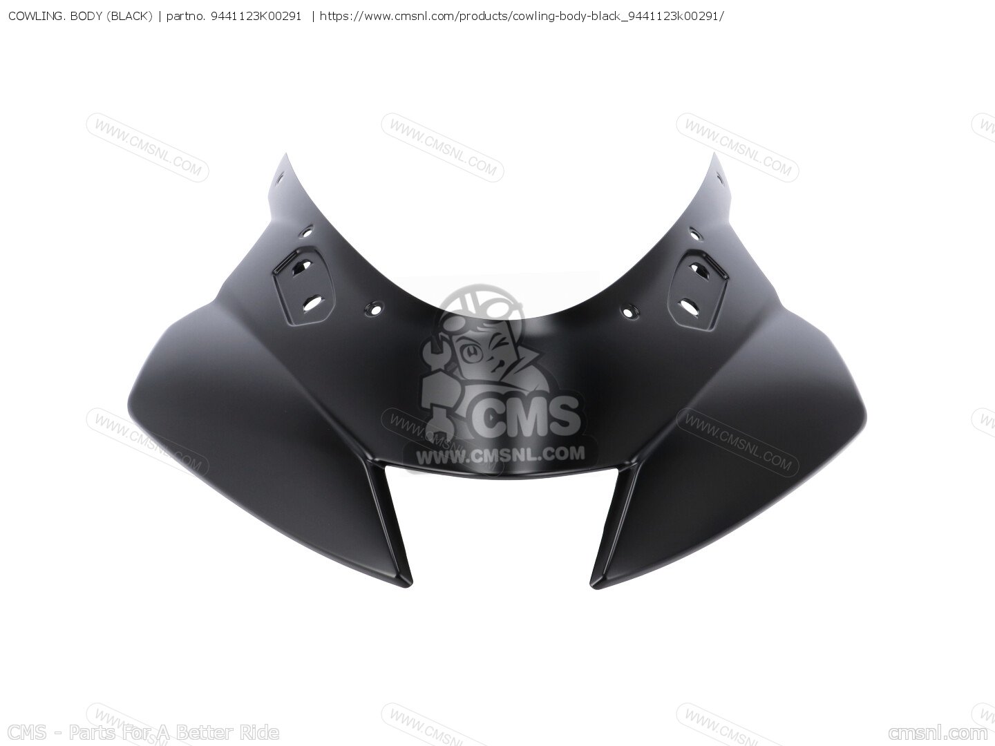 9441123K00291: COWLING. BODY (BLACK) Suzuki - buy the 94411-23K00-291 ...