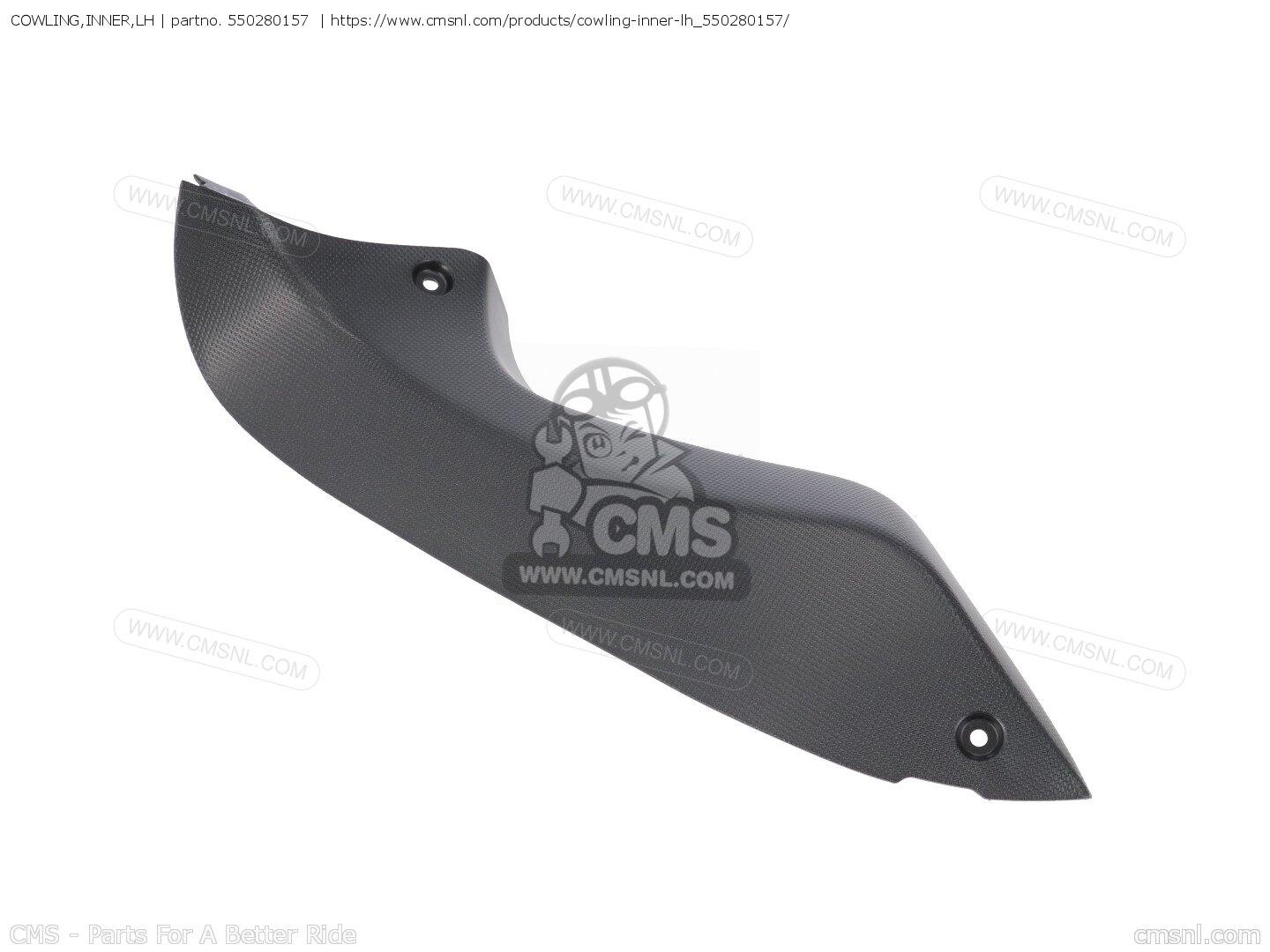 550280157: Cowling,inner,lh Kawasaki - buy the 55028-0157 at CMSNL