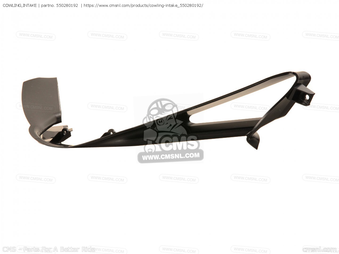 550280192: Cowling,intake Kawasaki - buy the 55028-0192 at CMSNL