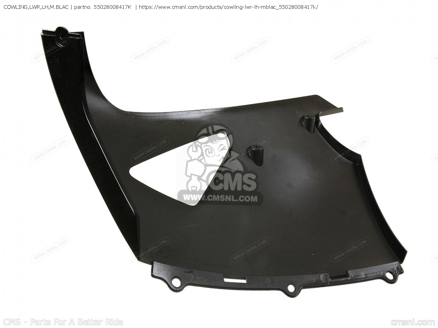 55028008417K: Cowling,lwr,lh,m.d.bl Kawasaki - buy the 55028-0084-17K ...