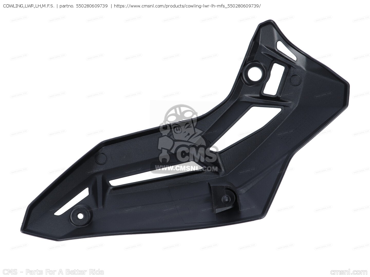 550280609739: Cowling,lwr,lh,m.f.s. Kawasaki - buy the 55028-0609-739 ...