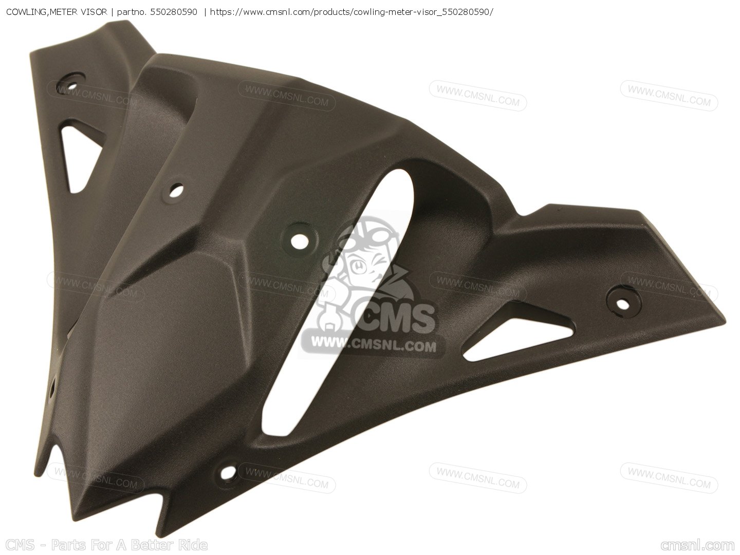 550280590: COWLING,METER VISOR Kawasaki - buy the 55028-0590 at CMSNL