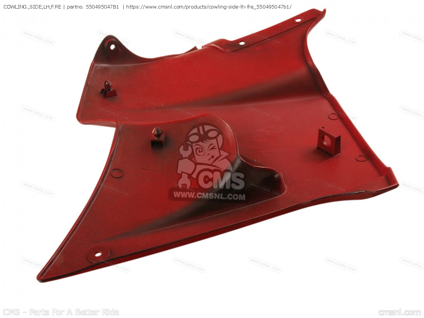 550495047B1: Cowling.,side,lh,f.re Kawasaki - buy the 55049-5047-B1 at ...