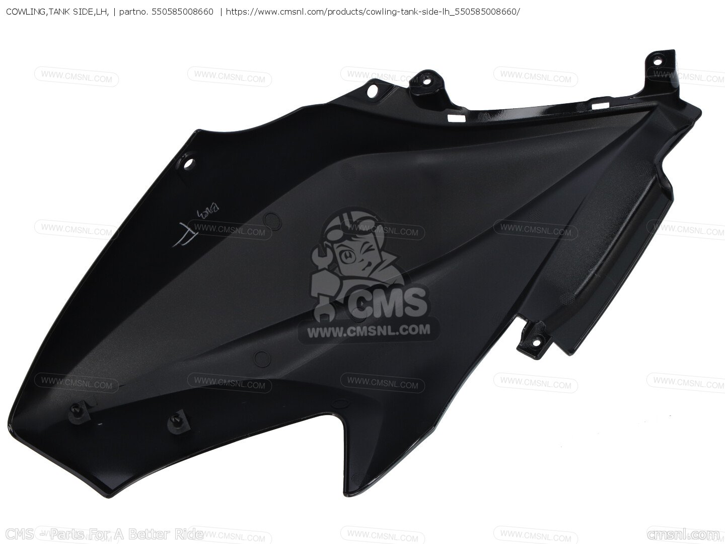 550585008660: COWLING,TANK SIDE,LH, Kawasaki - buy the 550585008660 at ...