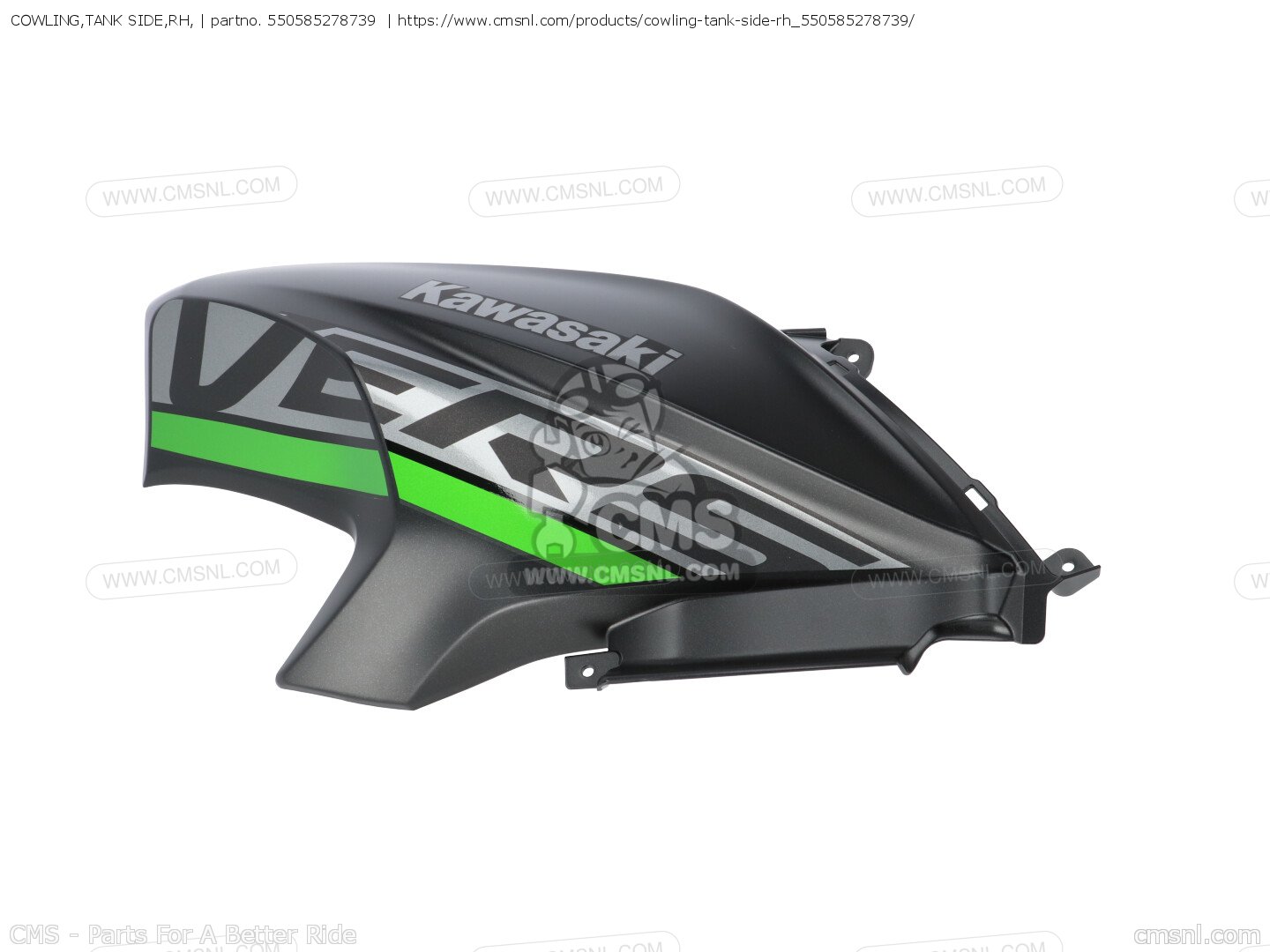 550585278739: Cowling,tank Side,rh, Kawasaki - buy the 55058-5278-739 ...