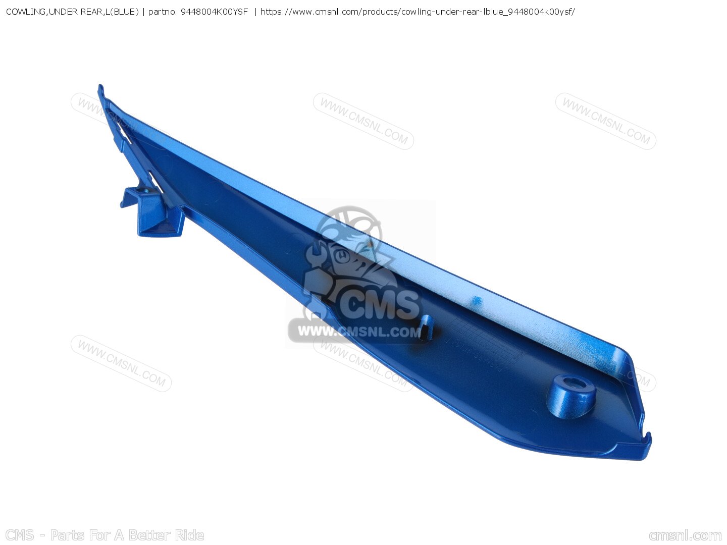9448004K00YSF: COWLING,UNDER REAR,L(BLUE) Suzuki - buy the 94480-04K00 ...