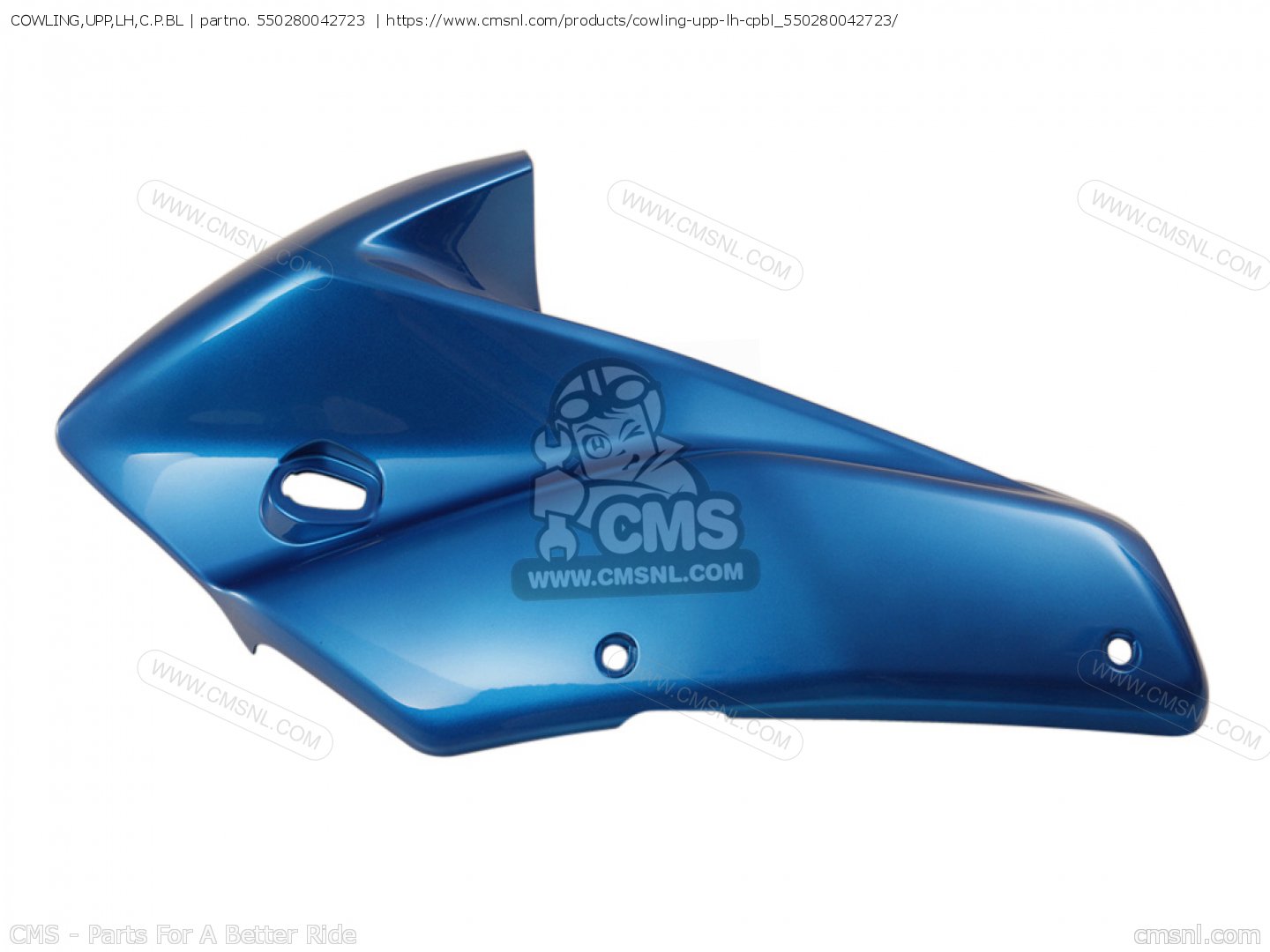 550280042723: COWLING,UPP,LH,C.P.BL Kawasaki - buy the 55028-0042-723 ...