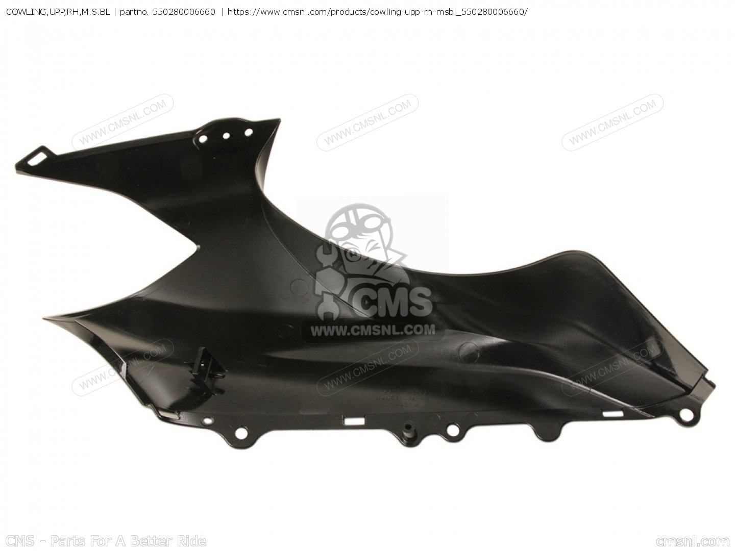 550280006660: COWLING,UPP,RH,M.S.BL Kawasaki - buy the 55028-0006-660 ...