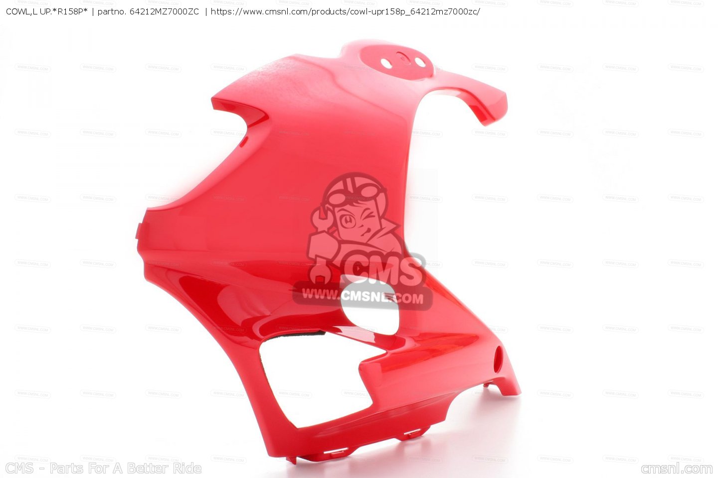 64212MZ7000ZC: COWL,L UP.*R158P* Honda - buy the 64212-MZ7-000ZC at CMSNL