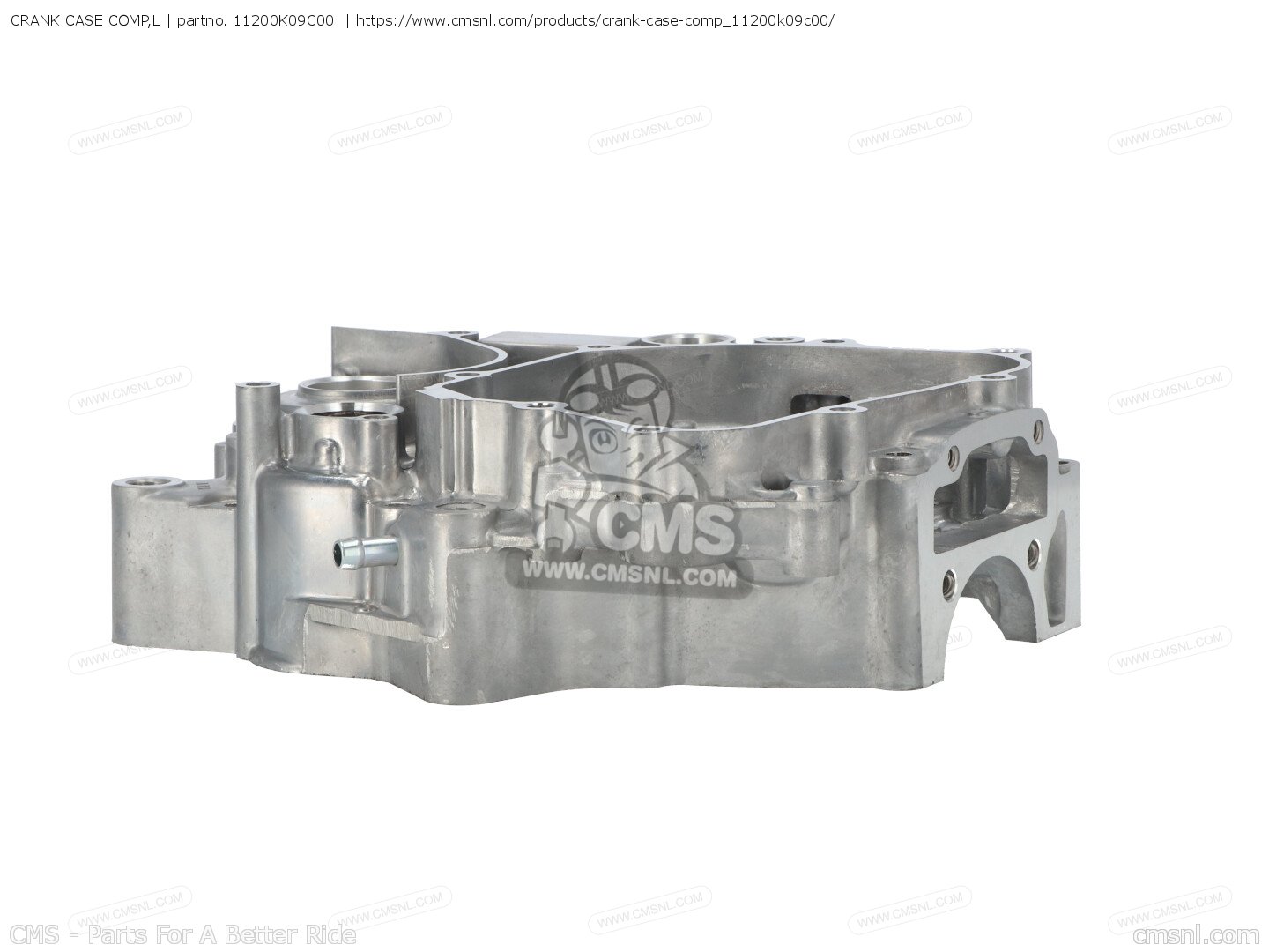 11200K09C00: CRANK CASE COMP,L Honda - buy the 11200-K09-C00 at CMSNL