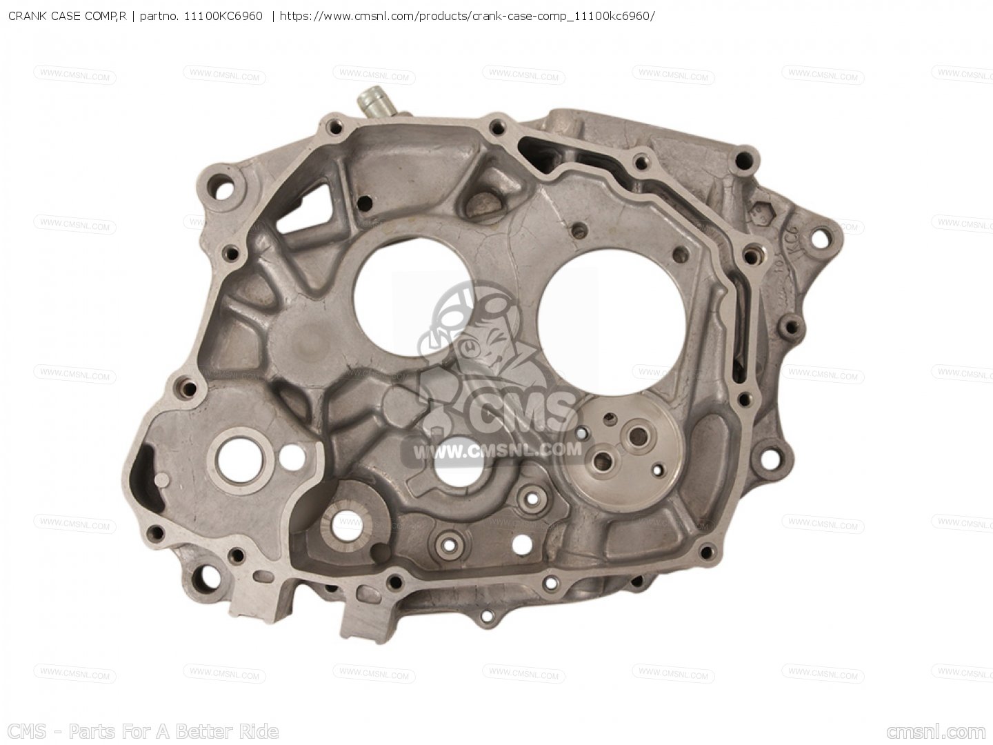 11100KC6960: CRANK CASE COMP,R Honda - buy the 11100-KC6-960 at CMSNL