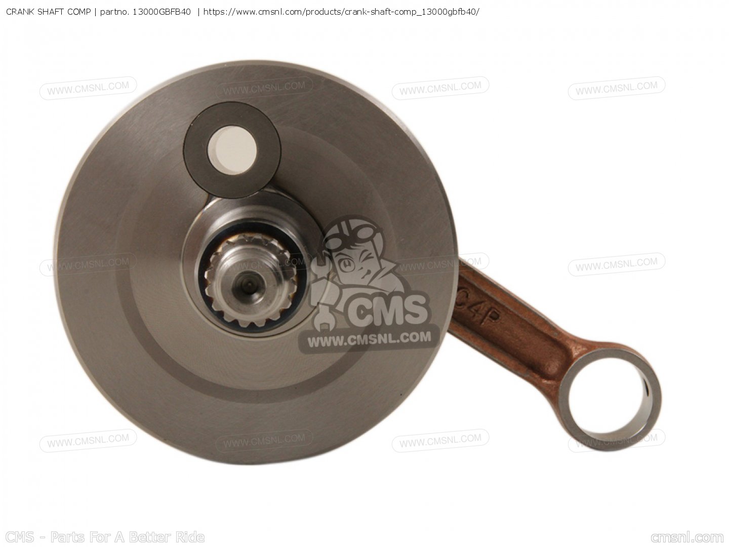 13000GBFB40: CRANK SHAFT COMP Honda - buy the 13000-GBF-B40 at CMSNL