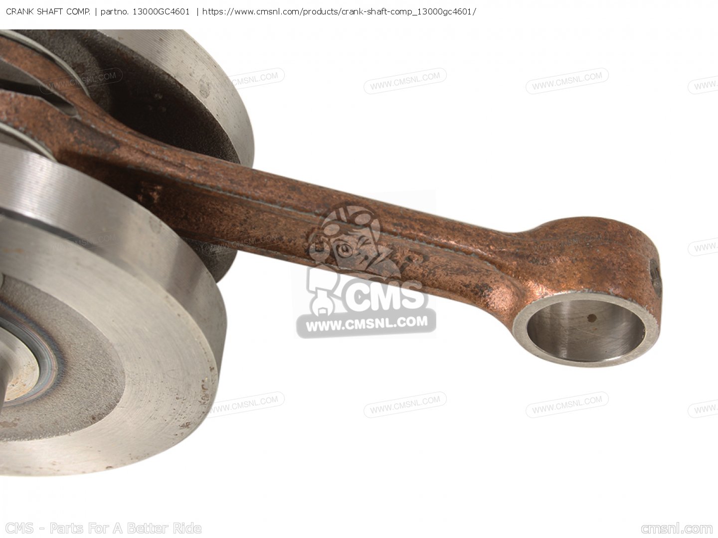 13000GC4601: CRANK SHAFT COMP. Honda - buy the 13000-GC4-601 at CMSNL