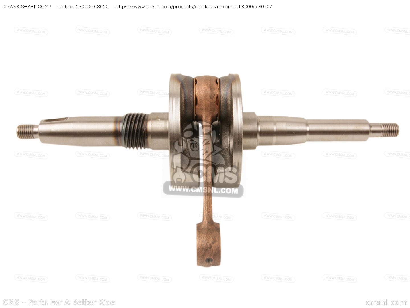 13000GC8010: CRANK SHAFT COMP. Honda - buy the 13000-GC8-010 at CMSNL