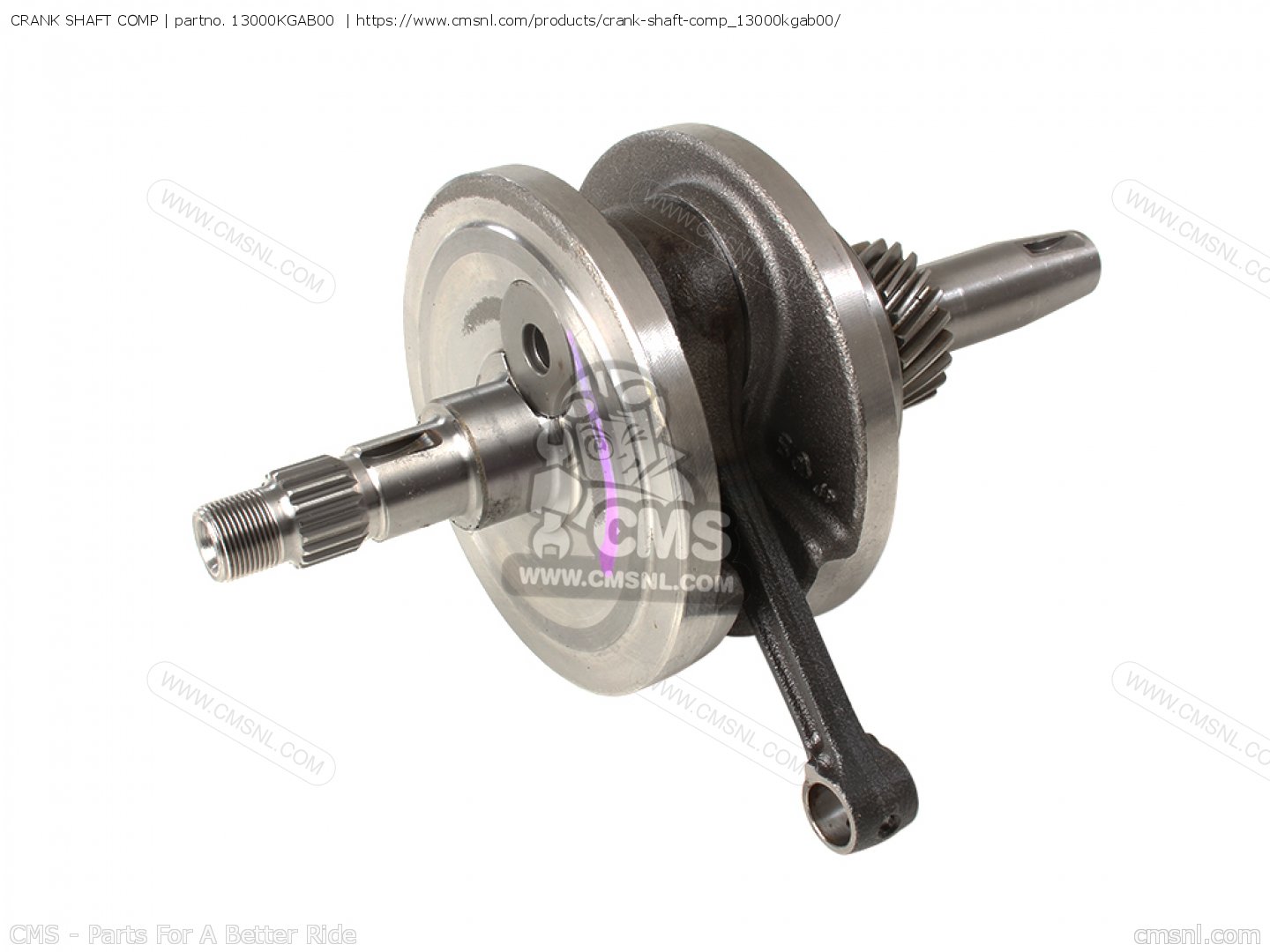 13000KGAB00: CRANK SHAFT COMP Honda - buy the 13000-KGA-B00 at CMSNL