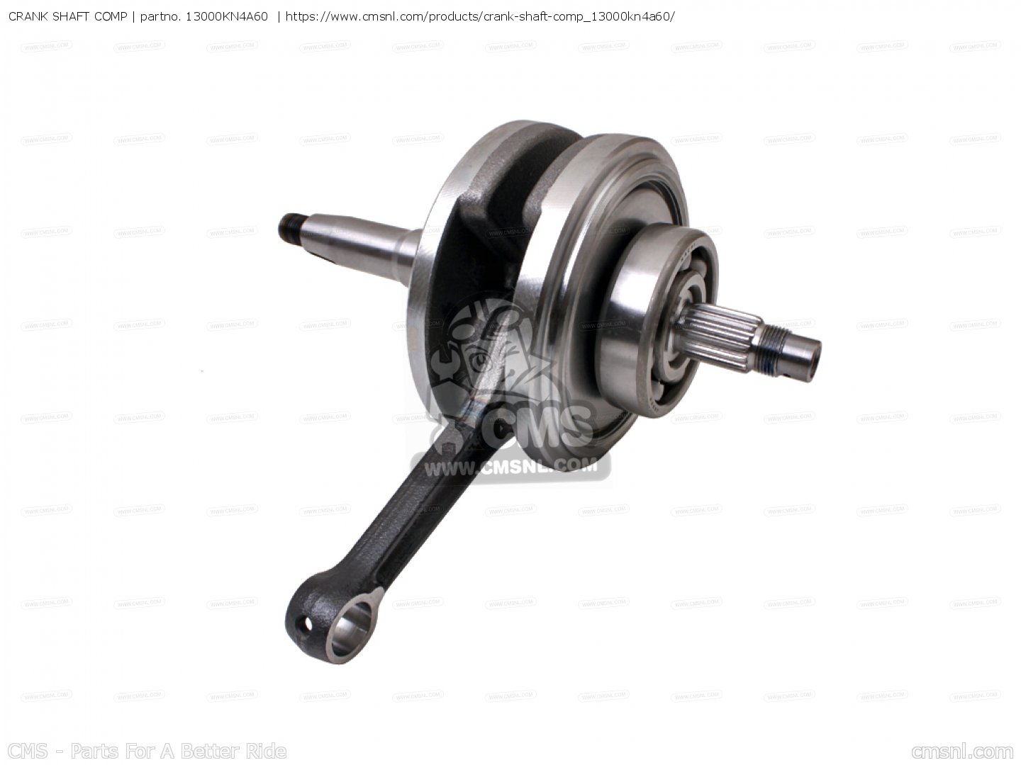 CRANK SHAFT COMP for Honda - order at CMSNL