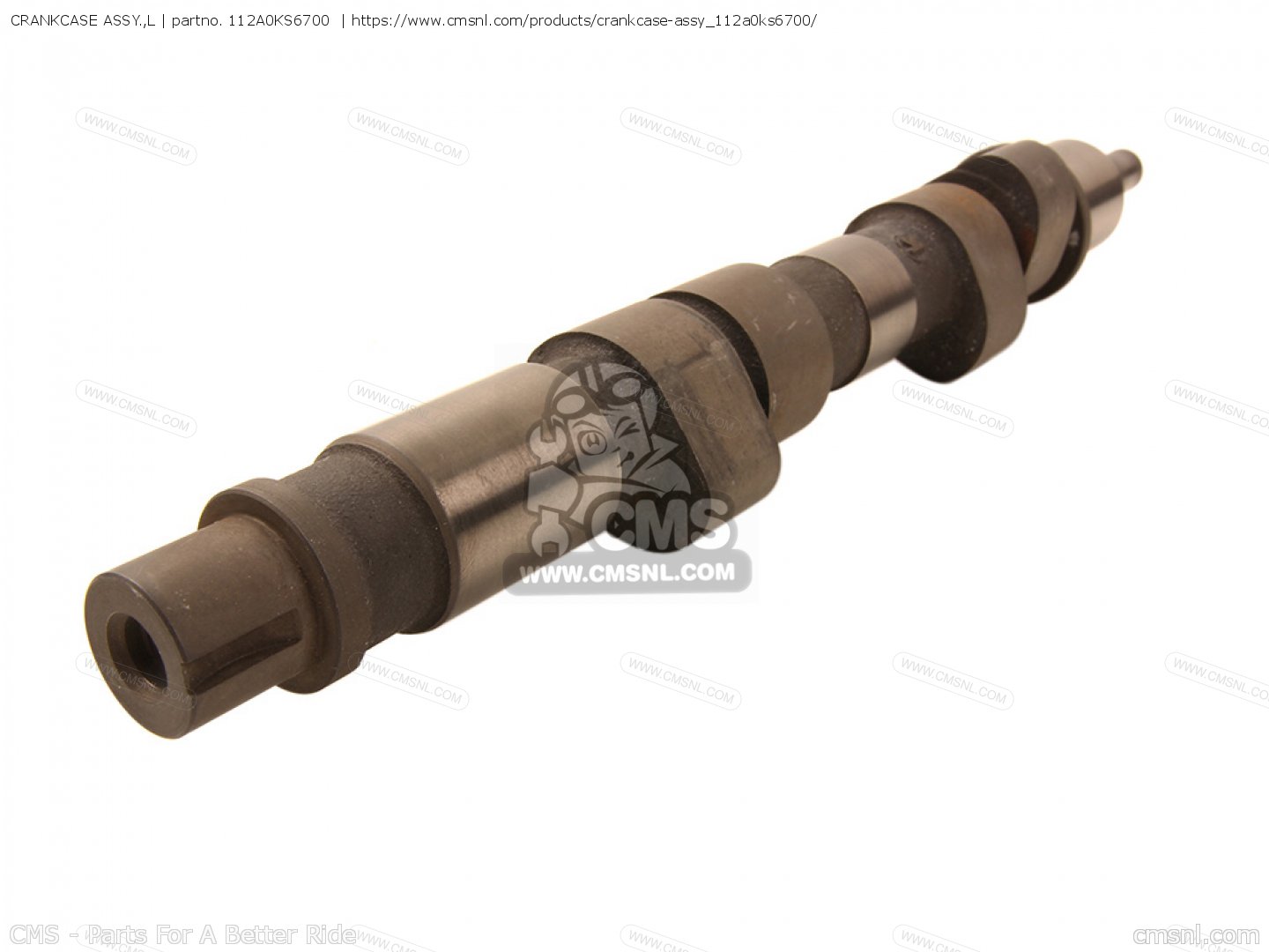 112A0KS6700: Crankcase Assy.,l Honda - buy the 112A0-KS6-700 at CMSNL