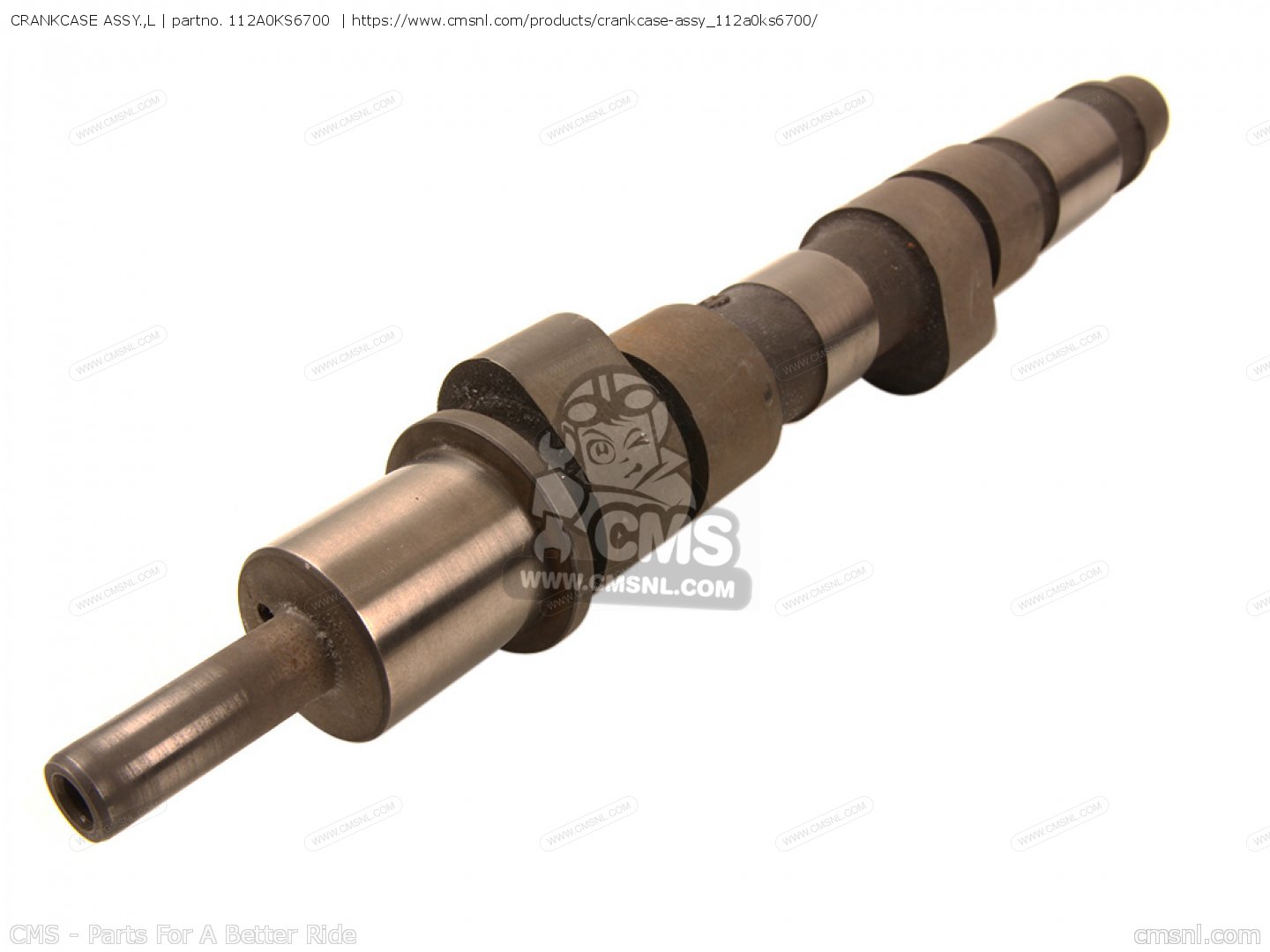 112A0KS6700: Crankcase Assy.,l Honda - buy the 112A0-KS6-700 at CMSNL