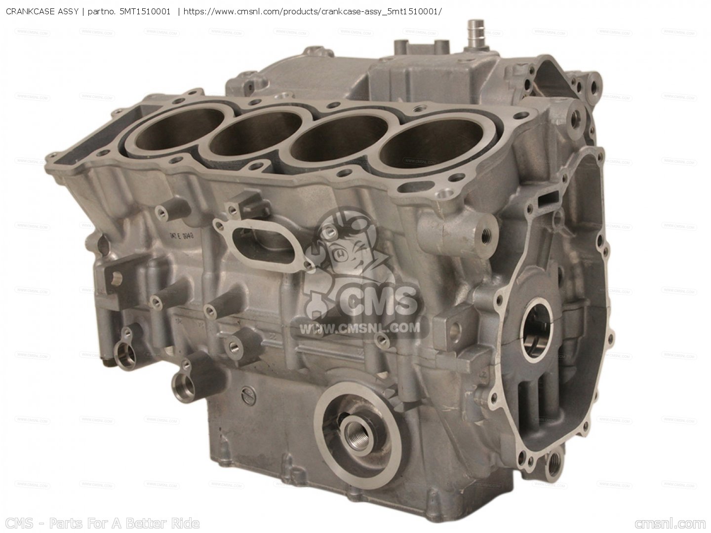 5MT1510001: Crankcase Assy Yamaha - buy the 5MT-15100-01 at CMSNL