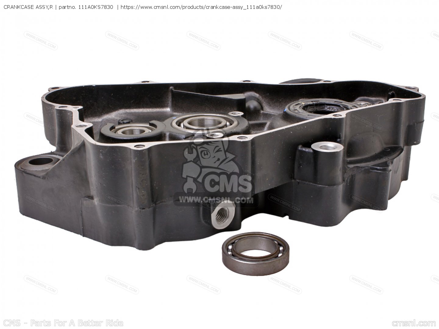 111A0KS7830: CRANKCASE ASSY,R Honda - buy the 111A0-KS7-830 at CMSNL