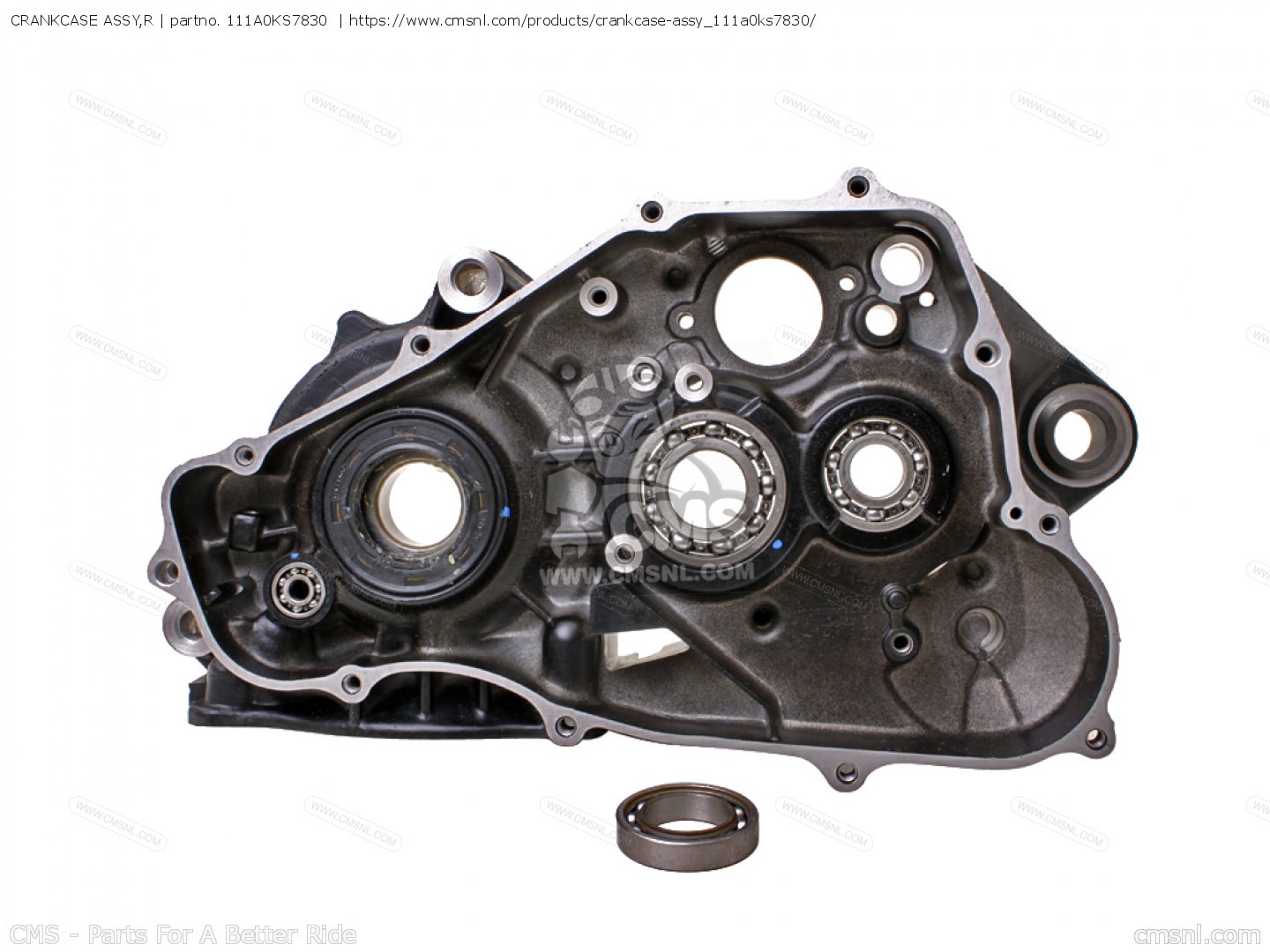 111A0KS7830: CRANKCASE ASSY,R Honda - buy the 111A0-KS7-830 at CMSNL