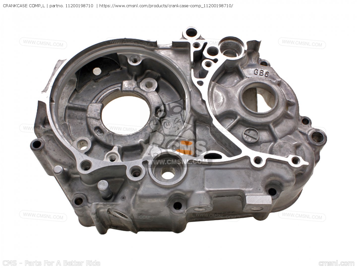 11200198710: Crankcase Comp.,l Honda - buy the 11200-198-710 at CMSNL