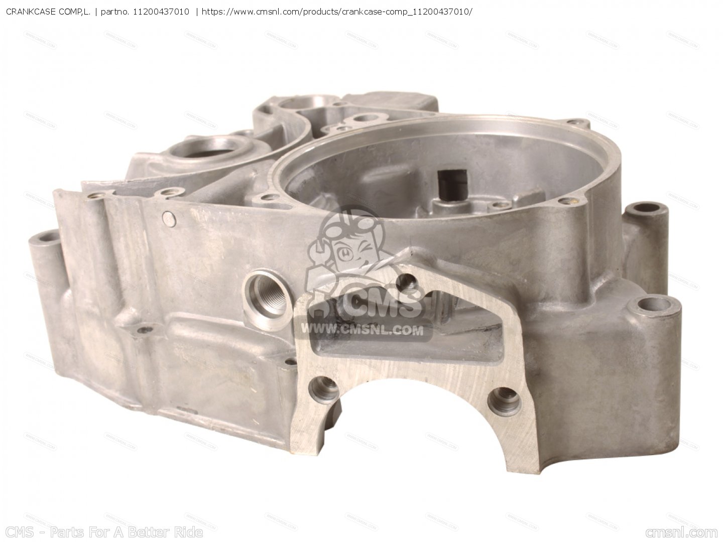 11200437010: Crankcase Comp,l. Honda - buy the 11200-437-010 at CMSNL