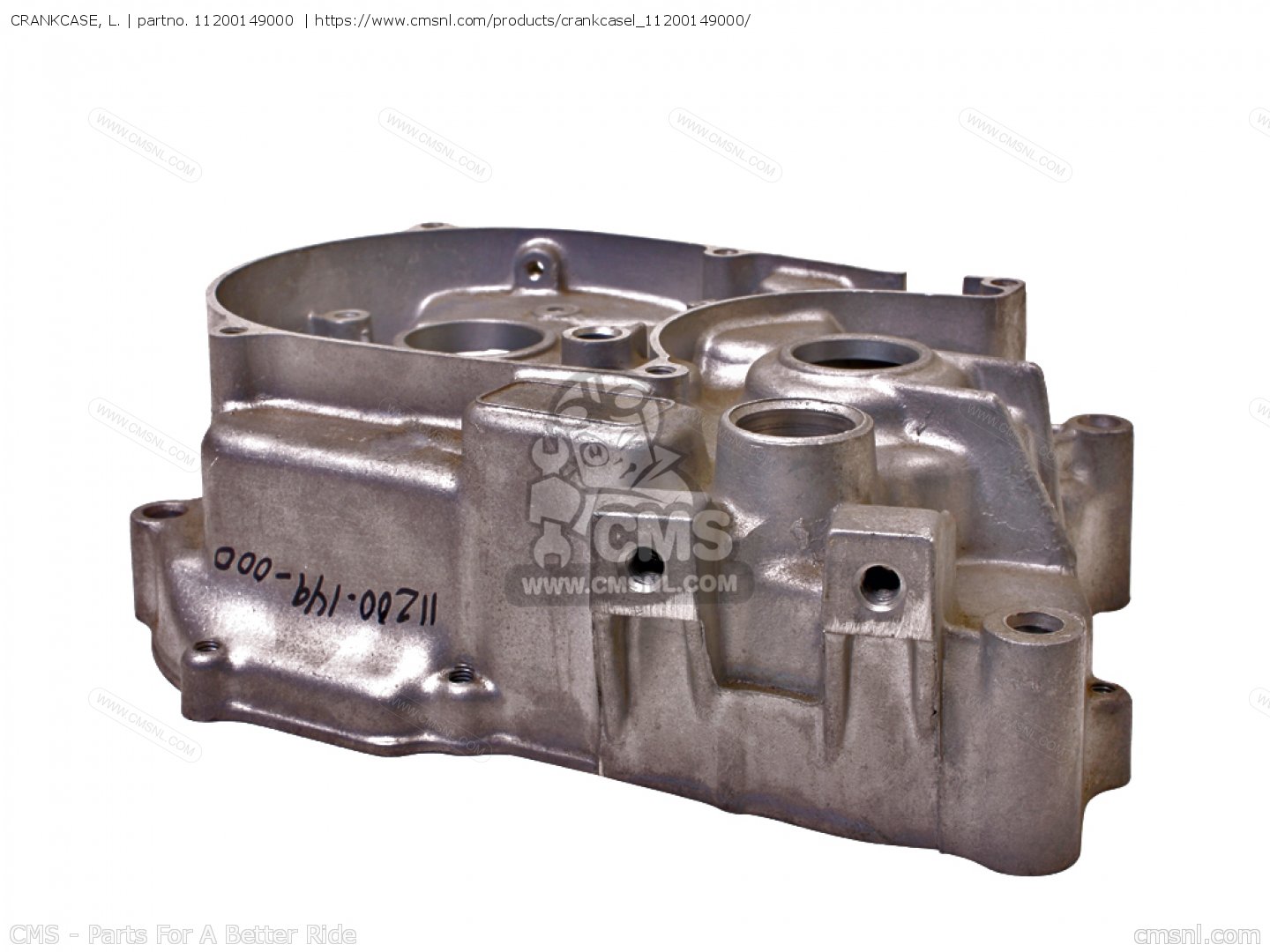 11200149000: CRANKCASE, L. Honda - buy the 11200-149-000 at CMSNL