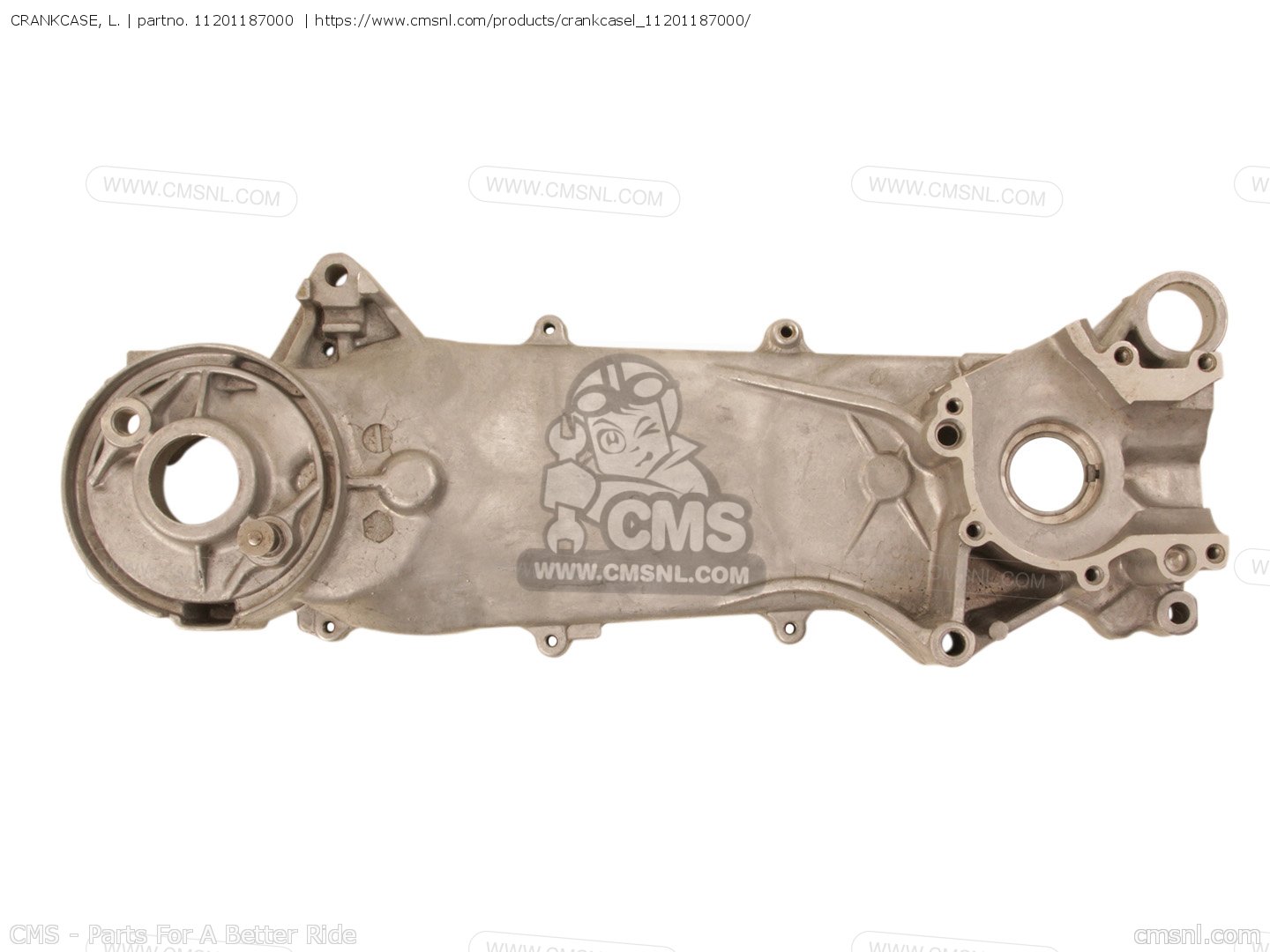 11201187000: Crankcase, L. Honda - buy the 11201-187-000 at CMSNL