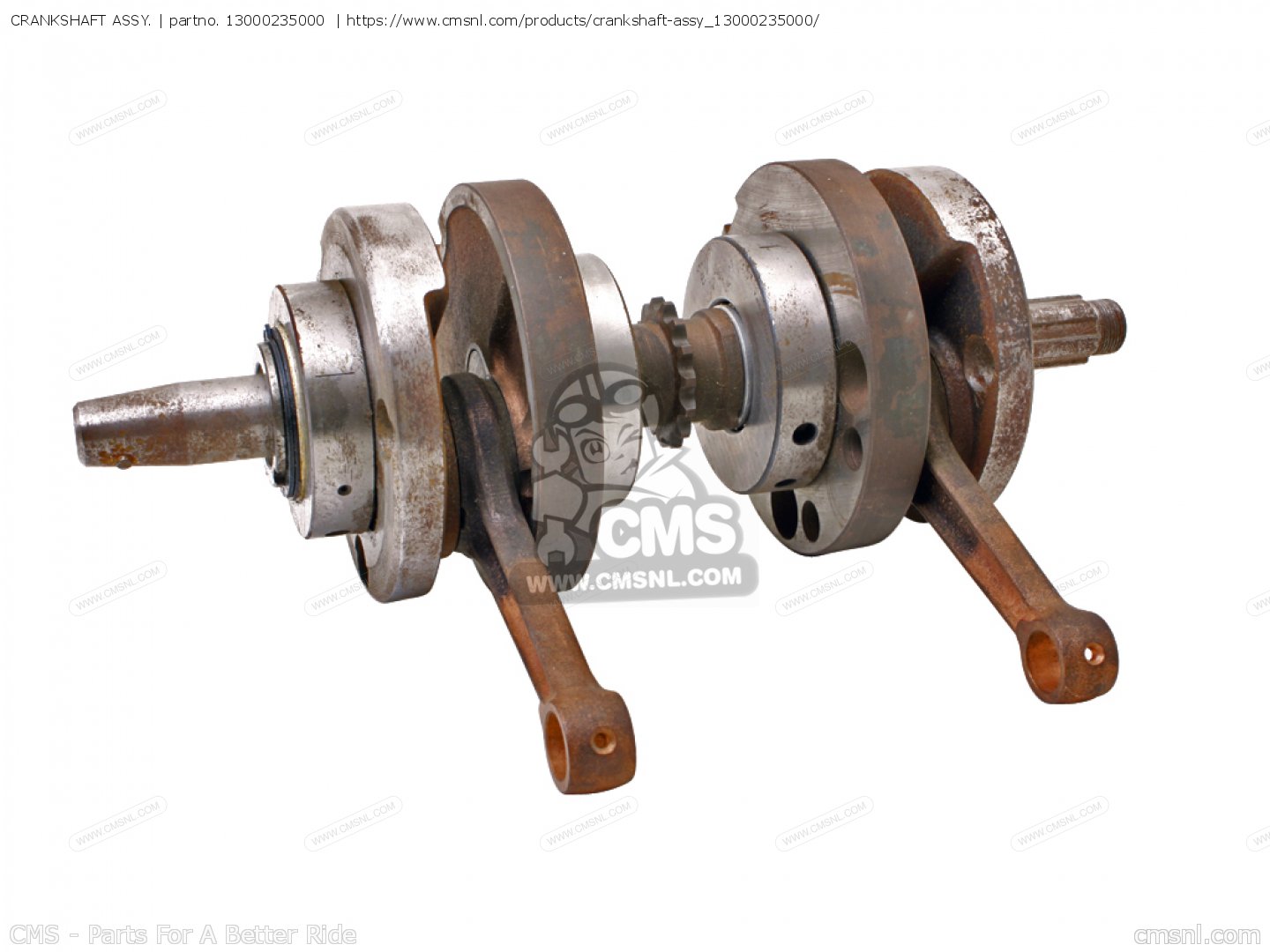 13000235000: CRANKSHAFT ASSY. Honda - buy the 13000-235-000 at CMSNL