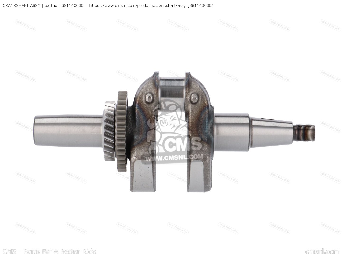 CRANKSHAFT ASSY for Yamaha - order at CMSNL