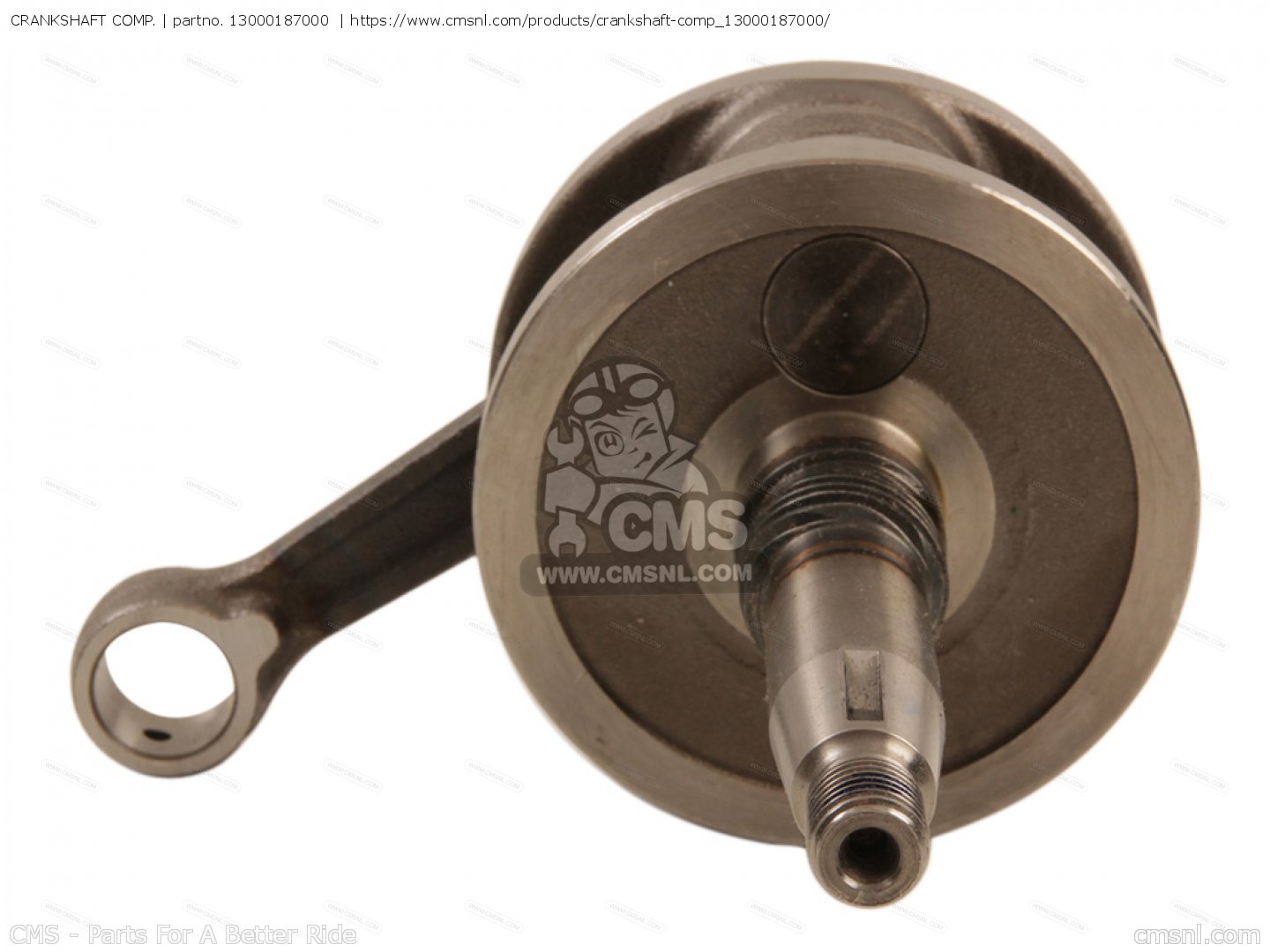 13000187000: CRANKSHAFT COMP. Honda - buy the 13000-187-000 at CMSNL
