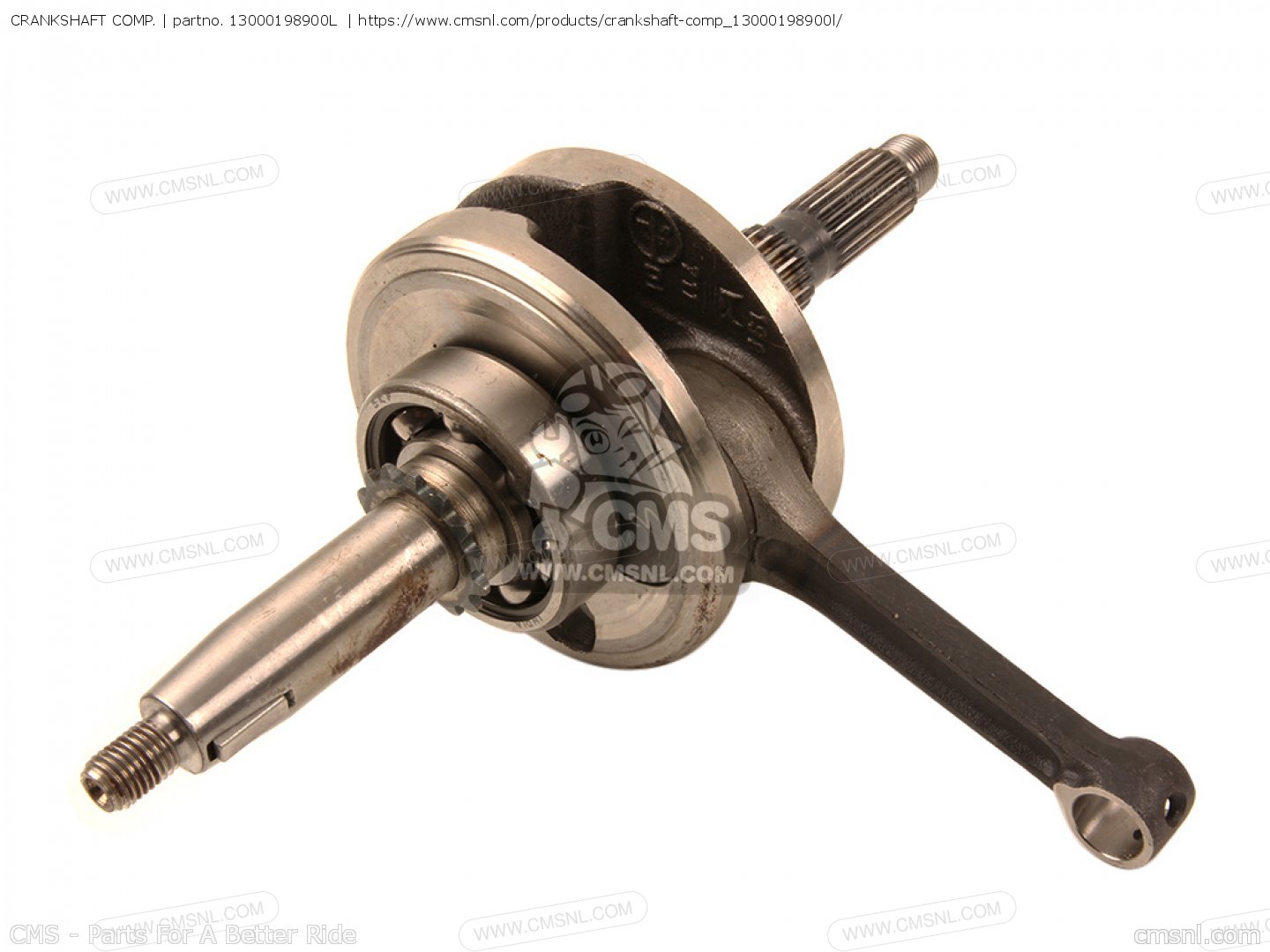 13000198900L: Crankshaft Comp. Honda - buy the 13000-198-900L at CMSNL