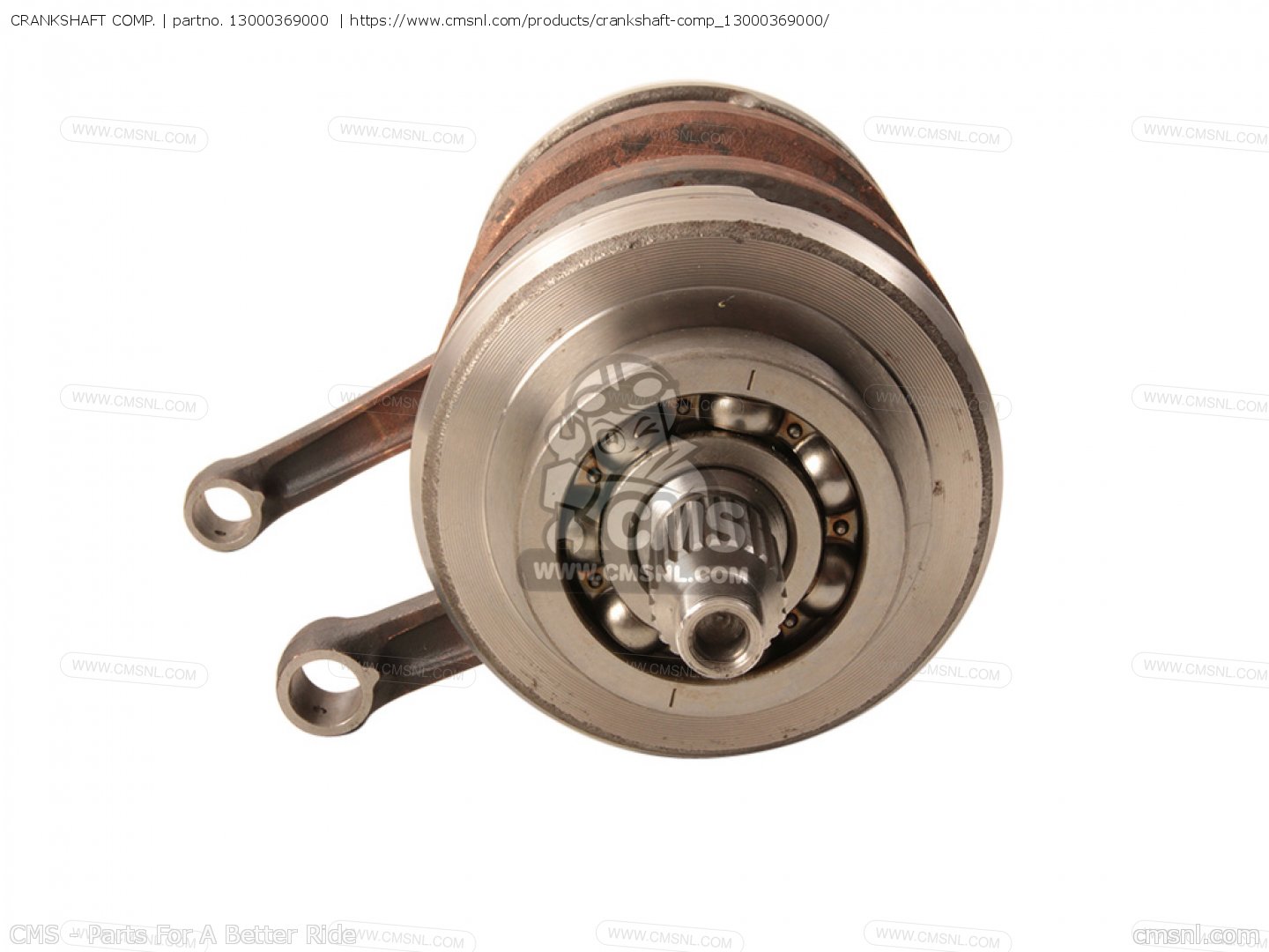 13000369000: CRANKSHAFT COMP. Honda - buy the 13000-369-000 at CMSNL